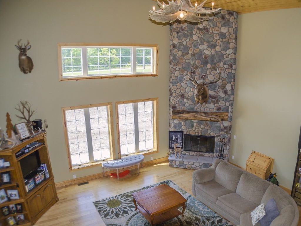 Post Frame Home Interior – Wedeven Bros. Construction